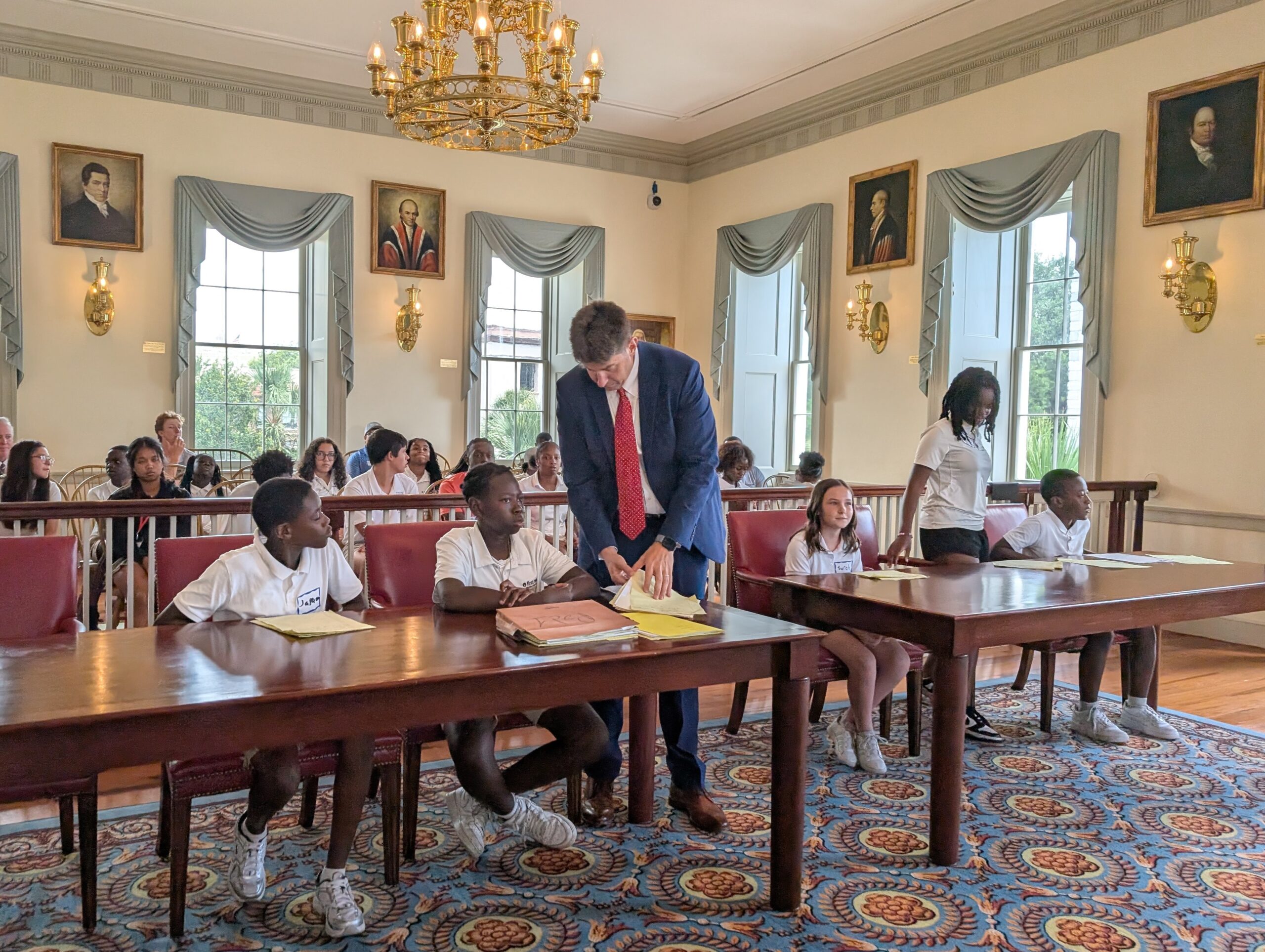 Pathfinders Hold Mock Trial Event at Charleston's Historic Courthouse ...